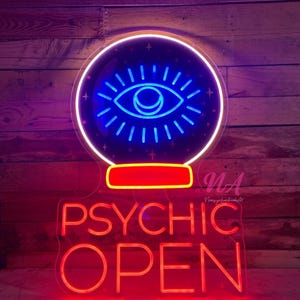 Custom Tarot Reading Neon Sign: Psychic Reader Gift - Etsy