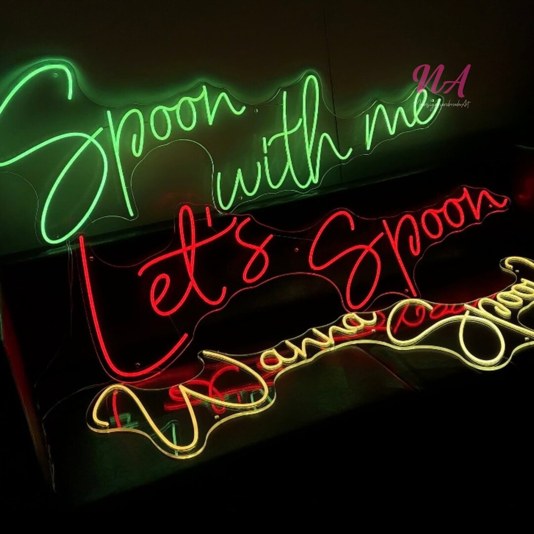 RGB Neon Sign Custom Neon Sign Color Changing Neon Sign for Wedding ...