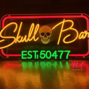 We're All Mad Here LED Neon Sign: Halloween Decor - Etsy