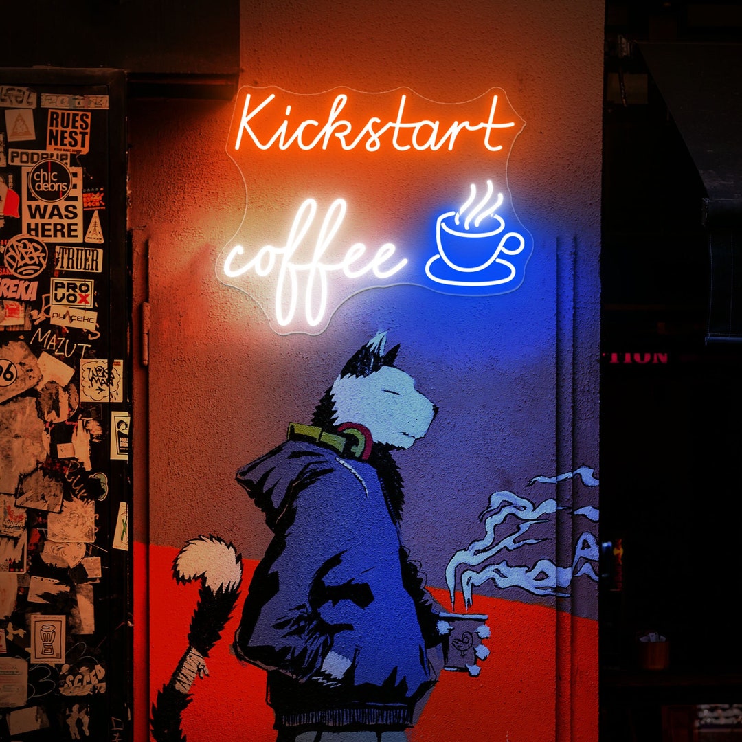 Coffee Neon Sign, Flex Neon Sign, Handcrafted Neon Sign, Wall Neon Sign ...