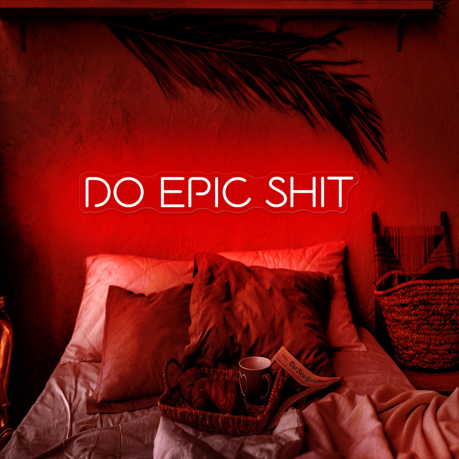 Do Epic Shit Neon Sign, Mancave Studio Bar Decor, Neon Sign Bedroom Art ...