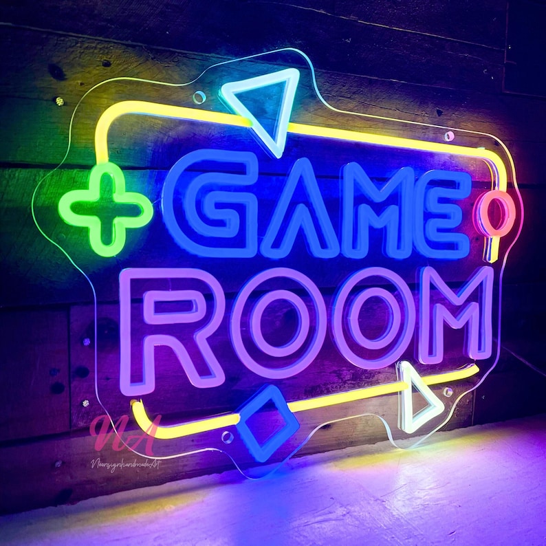Custom LED Neon Sign, Game Room Decor, Party Wall Decor - Etsy