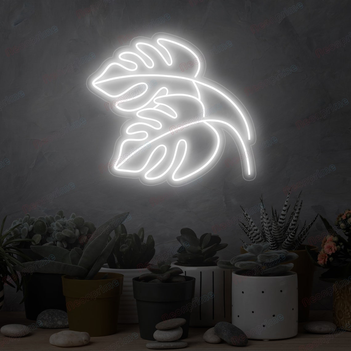 Monstera Leaf LED Neon Sign Green Leaf Neon Sign Plant Neon - Etsy