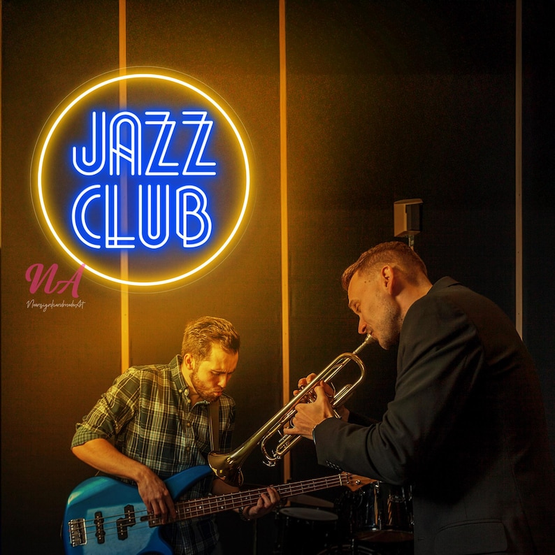 Jazz Club Neon Sign: Custom Coffee Shop LED Wall Decor - Etsy