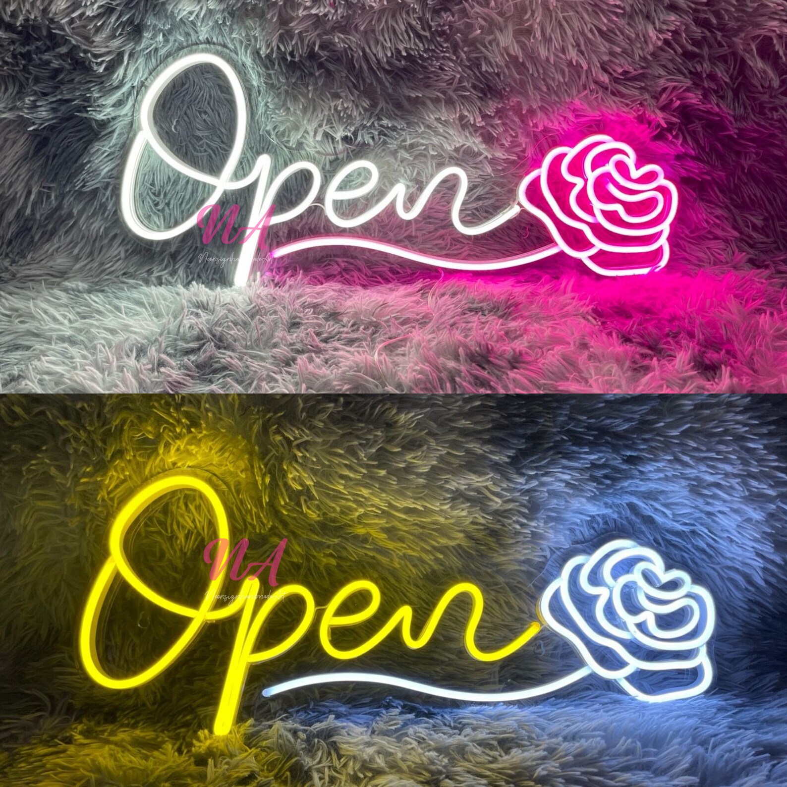 Florist Open LED Neon Sign: Custom Flower Shop Decor - Etsy