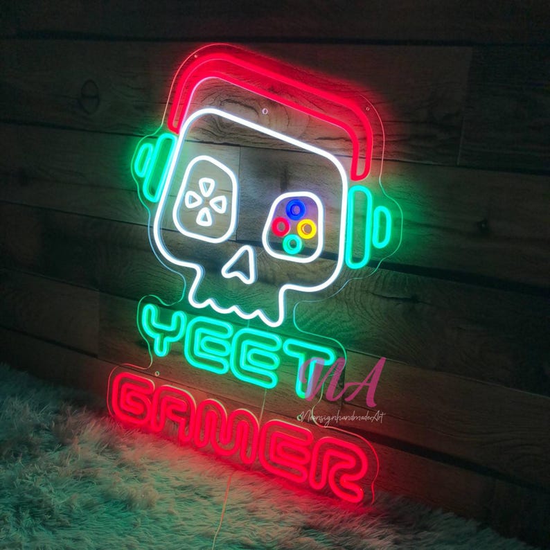 Custom LED Neon Sign, Game Room Decor, Party Wall Decor - Etsy