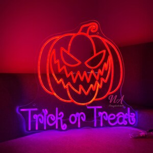 We're All Mad Here LED Neon Sign: Halloween Decor - Etsy