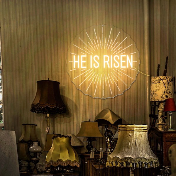 He is Risen Sign - Etsy