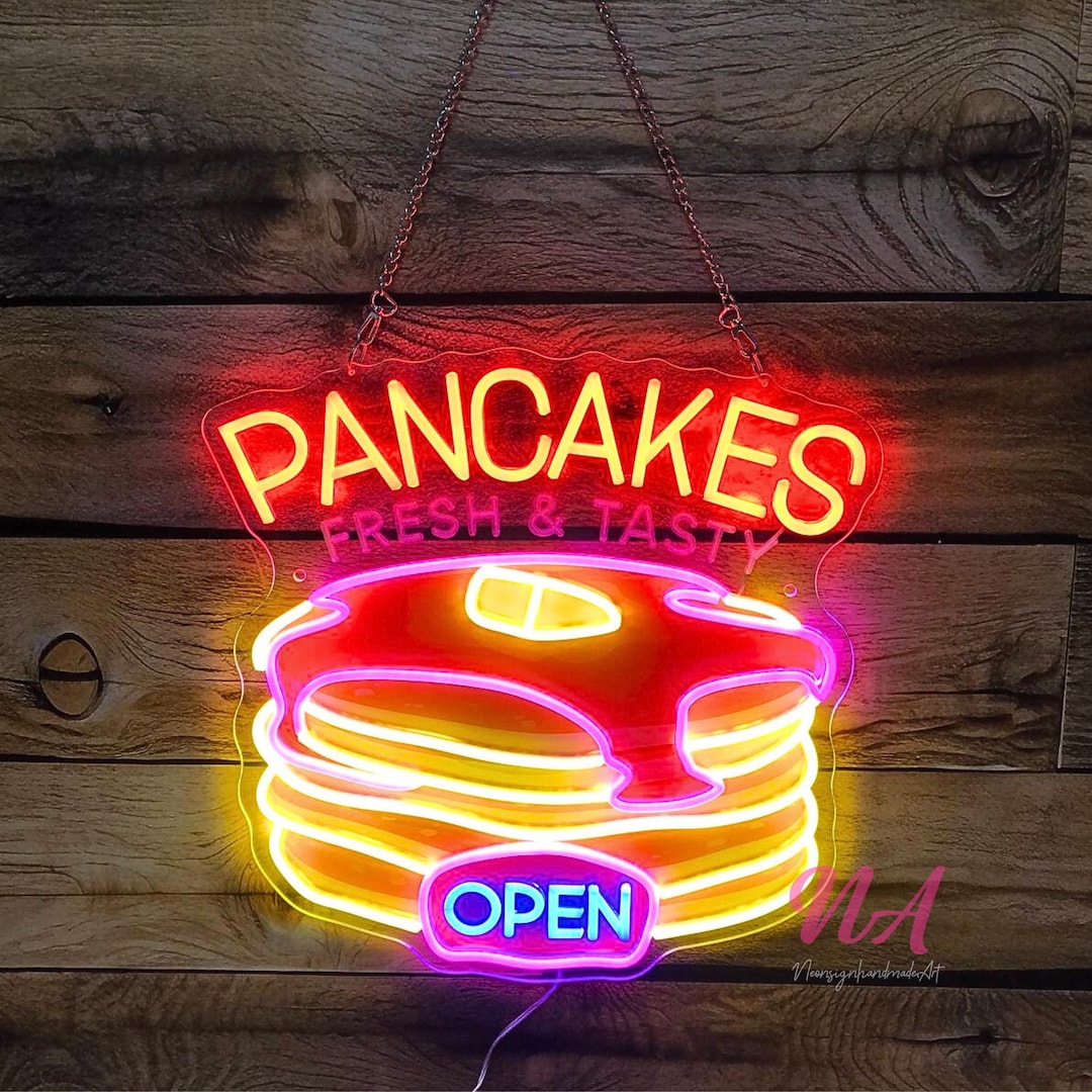 Custom Restaurant Neon Sign: Food Business Decor - Etsy