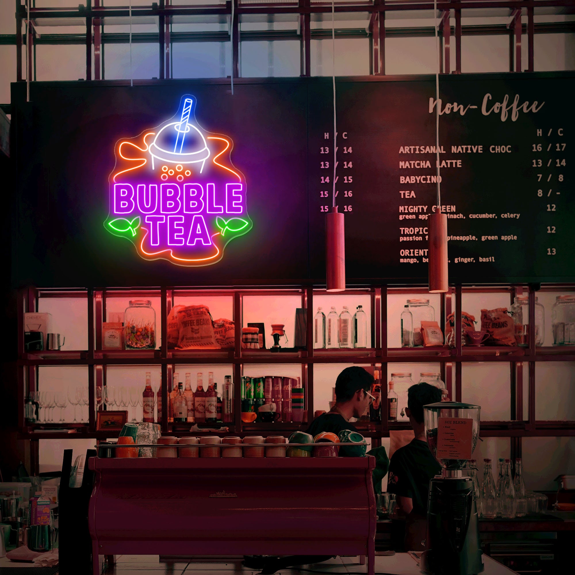 Bubble Tea Neon Sign Milk Tea Led Sign Birthday Giftsneon - Etsy Ireland