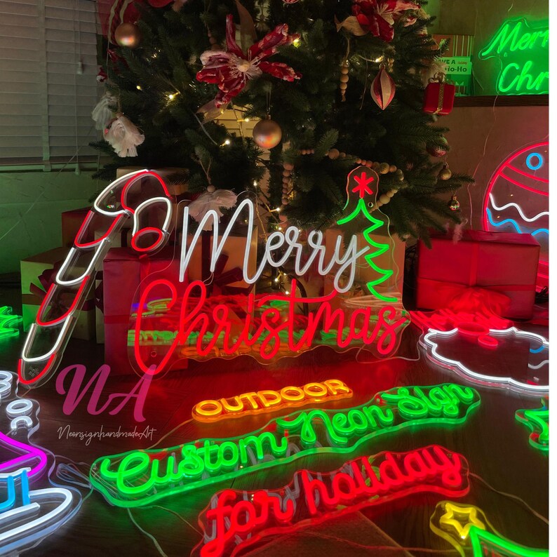 Yippee Ki-yay LED Neon Sign, Funny Christmas Home Decor - Etsy