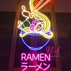 Custom Ramen Neon Sign, Ramen LED Neon Sign, Japanese Ramen Sign ...