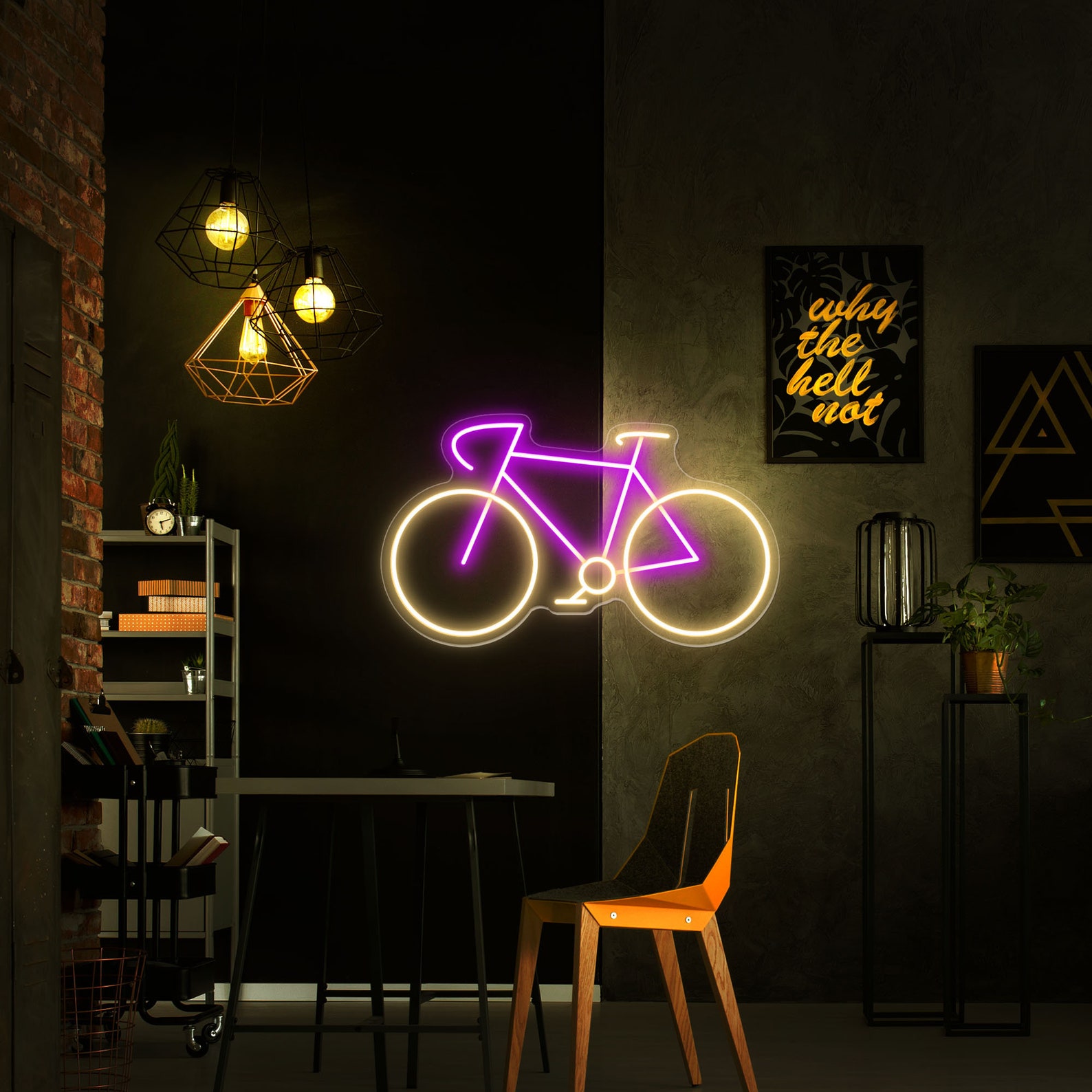 Custom Bike Sign Bicycle LED Neon Sign Bicycle Wall Decor - Etsy