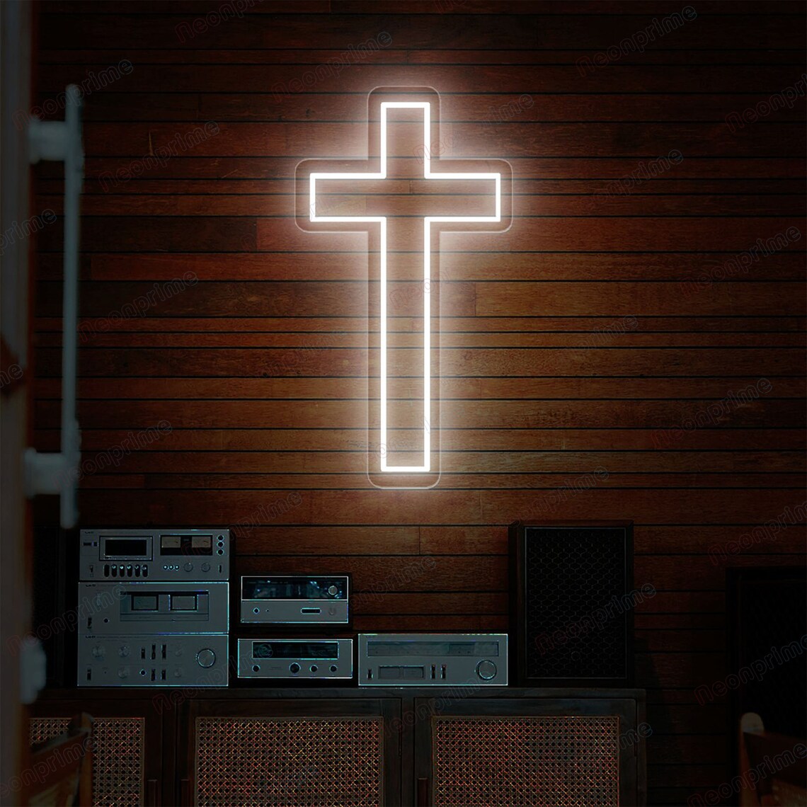 Cross Jesus LED Neon Sign Home Decoration Flex Silicone - Etsy