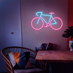 Custom Bike Sign, Bicycle LED Neon Sign, Bicycle Wall Decor, Bike Led ...
