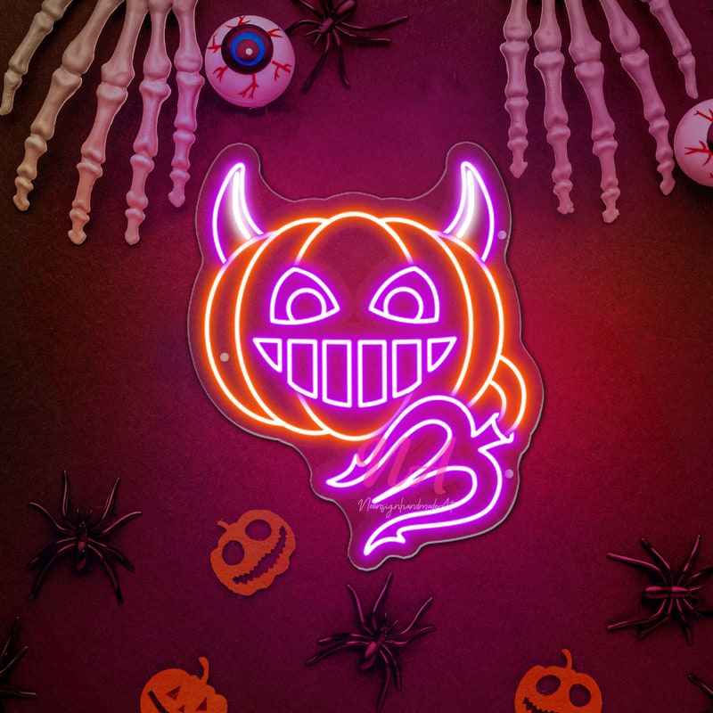 Halloween Lighted Sign - Etsy