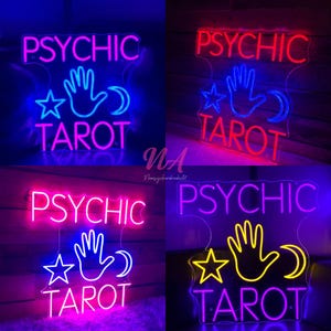 Custom Tarot Reading Neon Sign: Psychic Reader Gift - Etsy