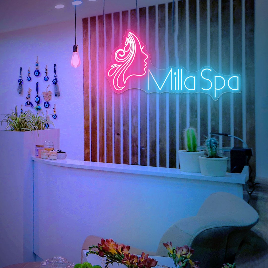 Custom Name Spa Sign,custom Spa Sign, Spa Decor, Esthetician Decor for ...