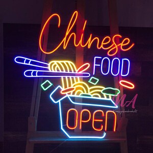 Instant Noodle Neon Sign, Noodle Neon Sign, Noodle Led Neon Sign ...