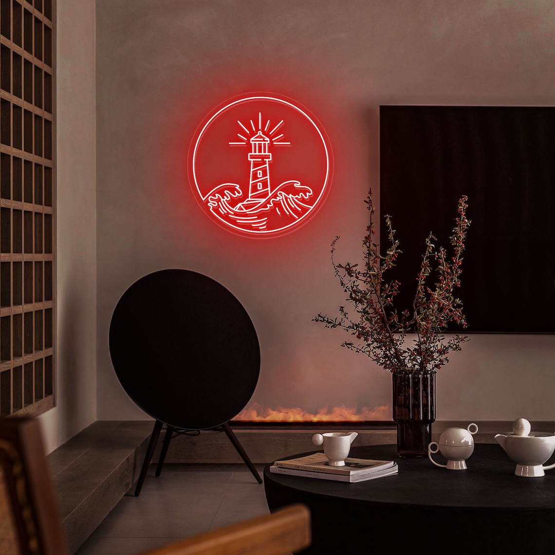 Lighthouse Neon Sign Custom Neon Sign Lighthouse Led Sign - Etsy
