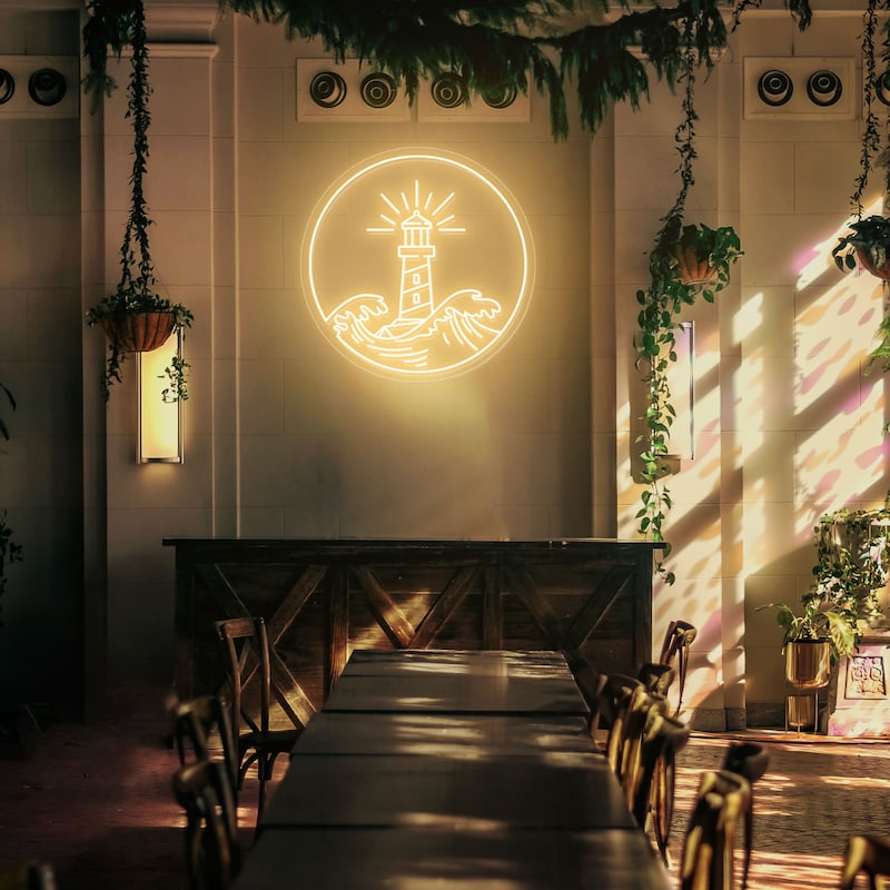 Wave Neon Sign - Etsy