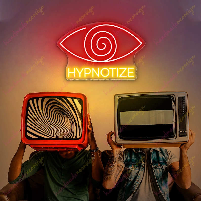Mesmerized Neon Hypnotize Eyes Neon Sign Hypnotic Led Sign - Etsy