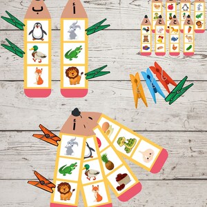 Arabic Beginning Sounds Clip Pencils, Arabic Alphabet, Phonics Activity ...