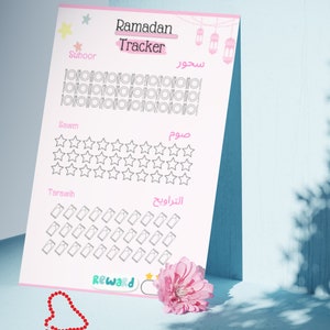 Ramadan Tracker, Ramadan Tracker for Girls and Boys Template, Printable ...