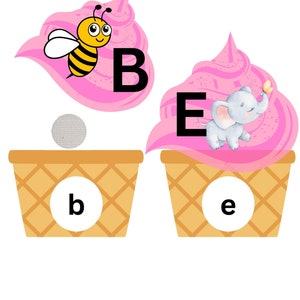 Cupcake Alphabet, Printable Matching Activity, 26 Letters From A-Z ...