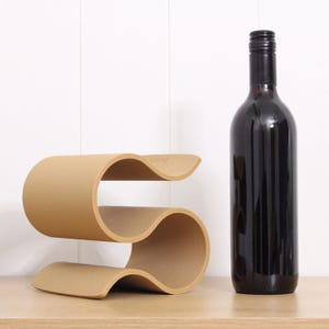 Mini Wavy Wine Rack, Small 2 Bottle Wine Stand Home Organisation - Etsy