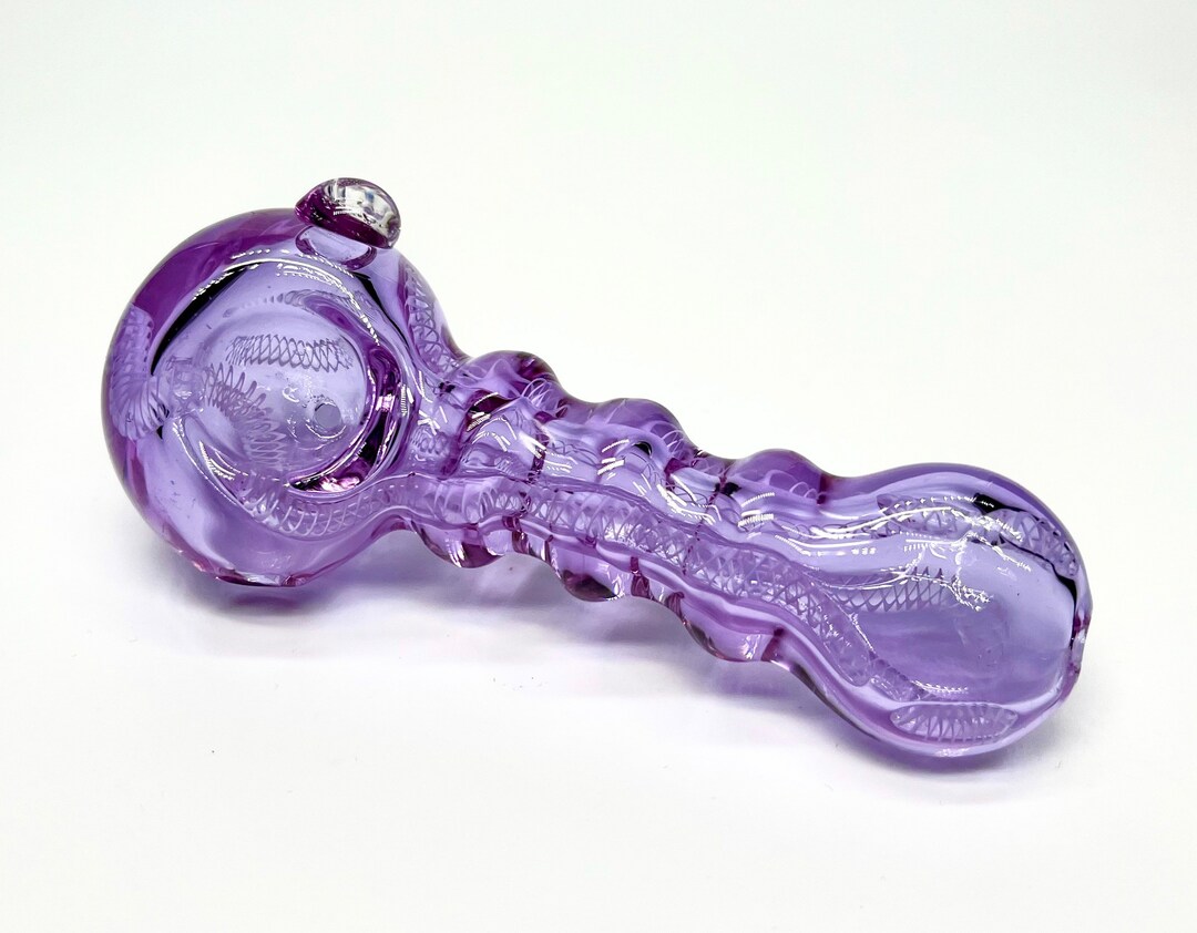 4 Cute Clear Glass Hand Pipe - Etsy