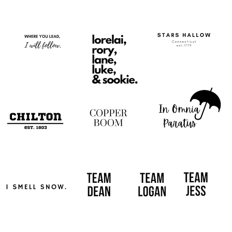 Gilmore Girls SVG Bundle Gilmore Girls Gifts for Her SVG - Etsy