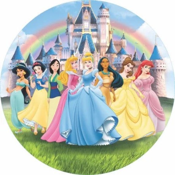 Backdrop Disney Princess Print Fabric Backdrop - Etsy