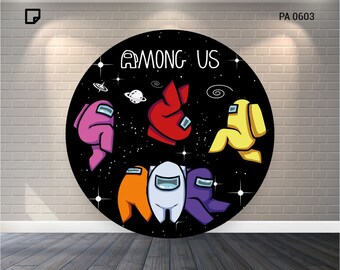 Among Us Round Fabric - Etsy