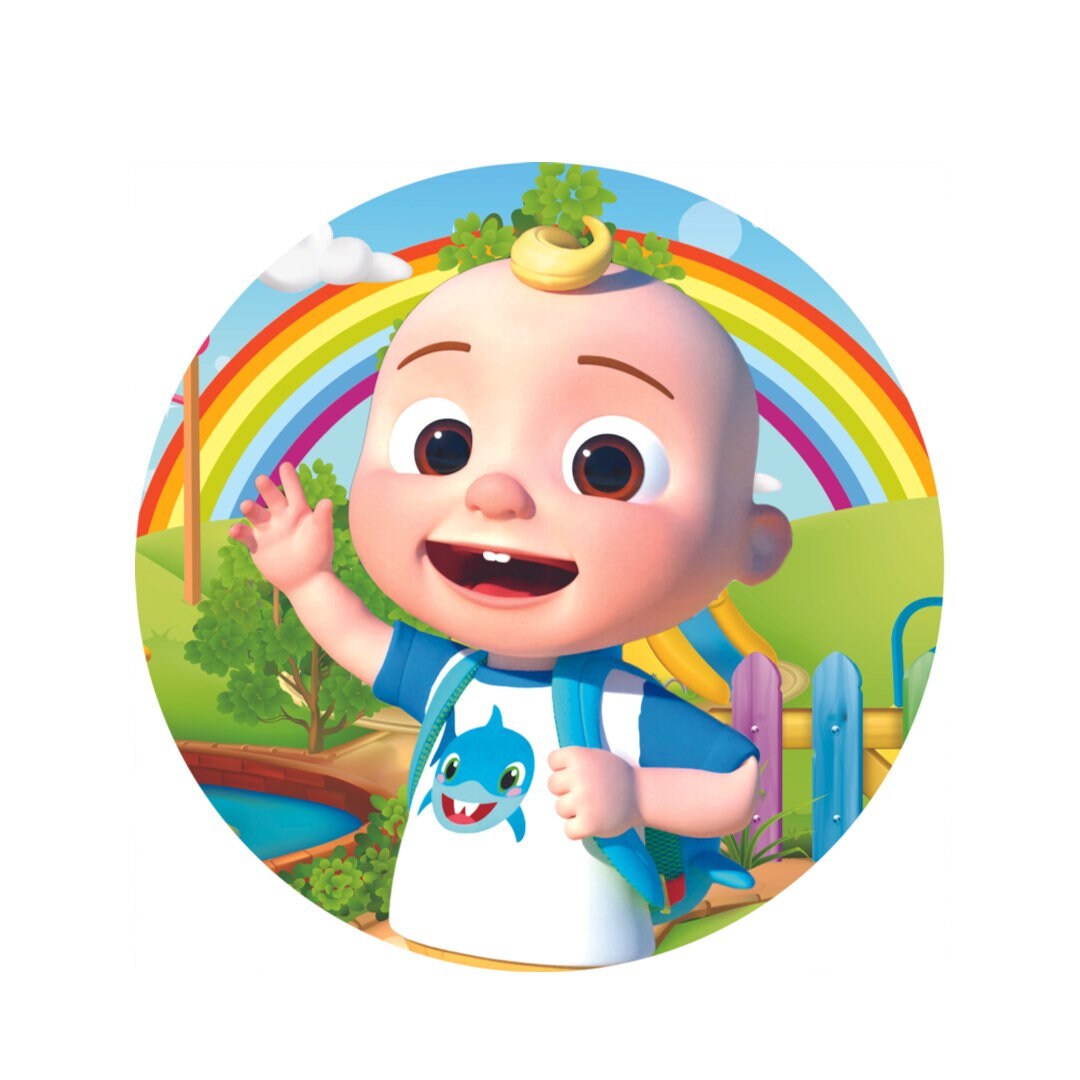 Cocomelon Round Backdrop and Cylinder Cover Print Backdrop - Etsy Australia