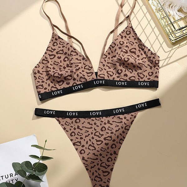 Leopard Bra - Etsy
