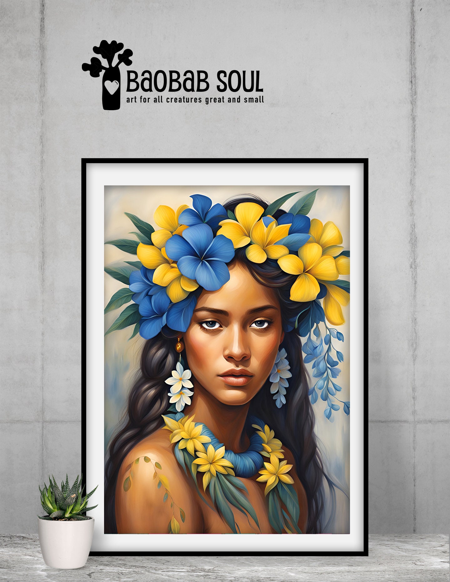 Netina, A Beautiful Woman From the South Pacific Professionally Printed ...