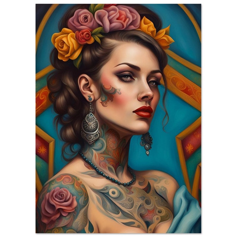 Tattooed Lady - Etsy