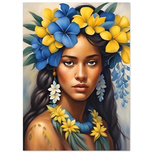 Netina, A Beautiful Woman From the South Pacific Professionally Printed ...