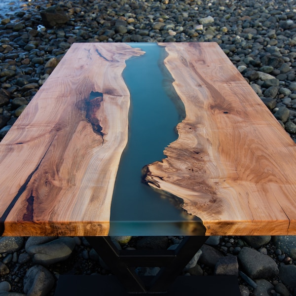 Cedar Epoxy Table - Etsy