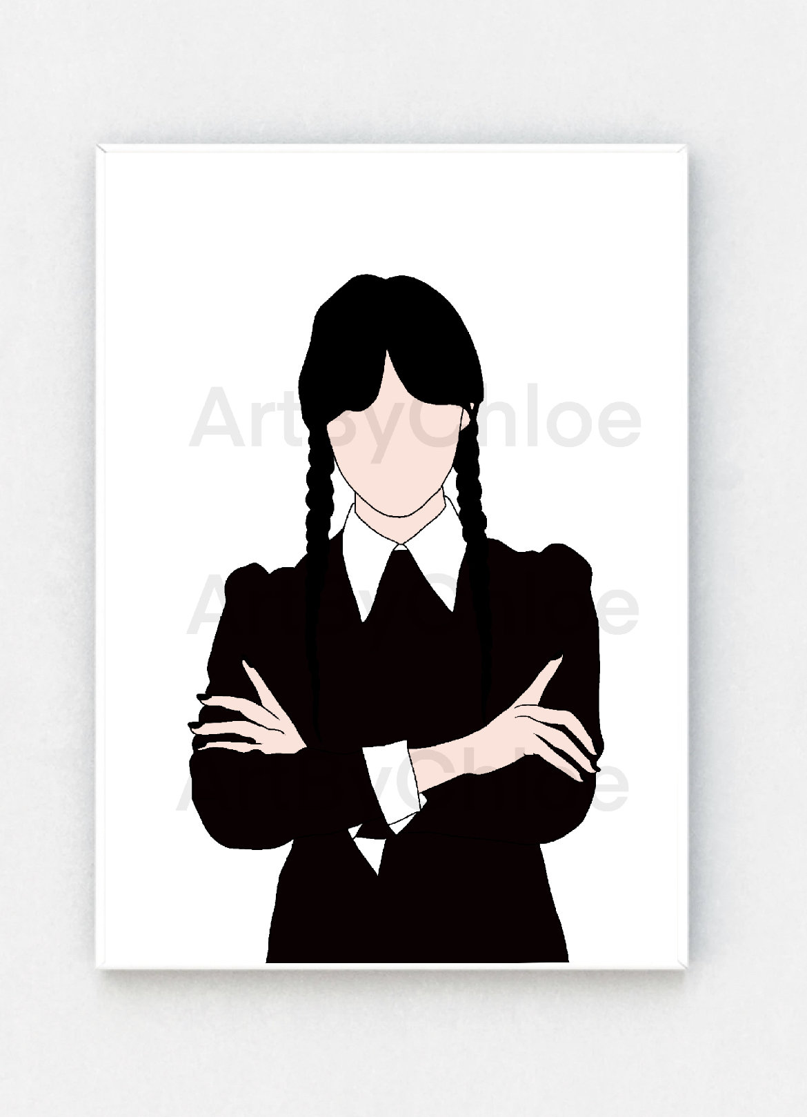 Wednesday Addams - Digital Download - Gothic - Addams Family - Etsy