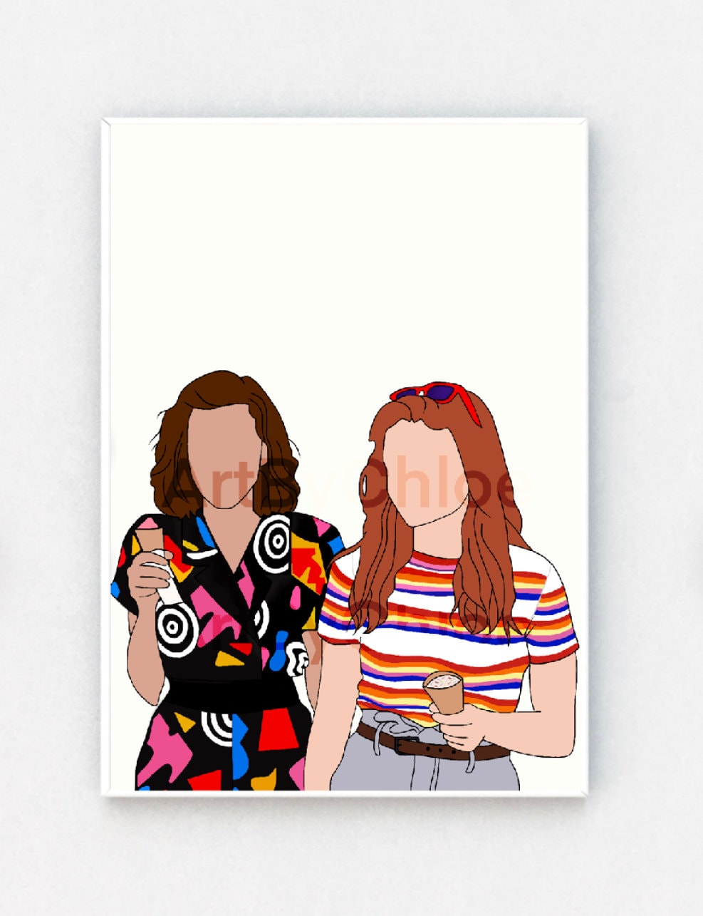 Stranger Things - El and Max - Digital Download - Friends Never Lie ...