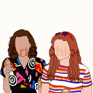 Stranger Things - El and Max - Digital Download - Friends Never Lie ...