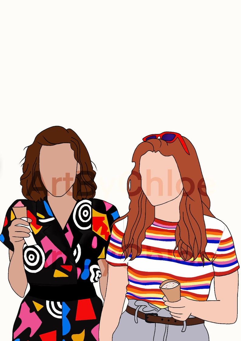 Stranger Things - El and Max - Digital Download - Friends Never Lie - Eleven - Mad Max ...