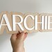 ARCHIE Name Sign Wall Decor - Etsy