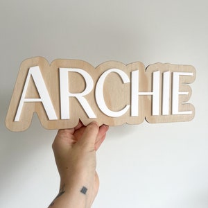ARCHIE Name Sign Wall Decor - Etsy