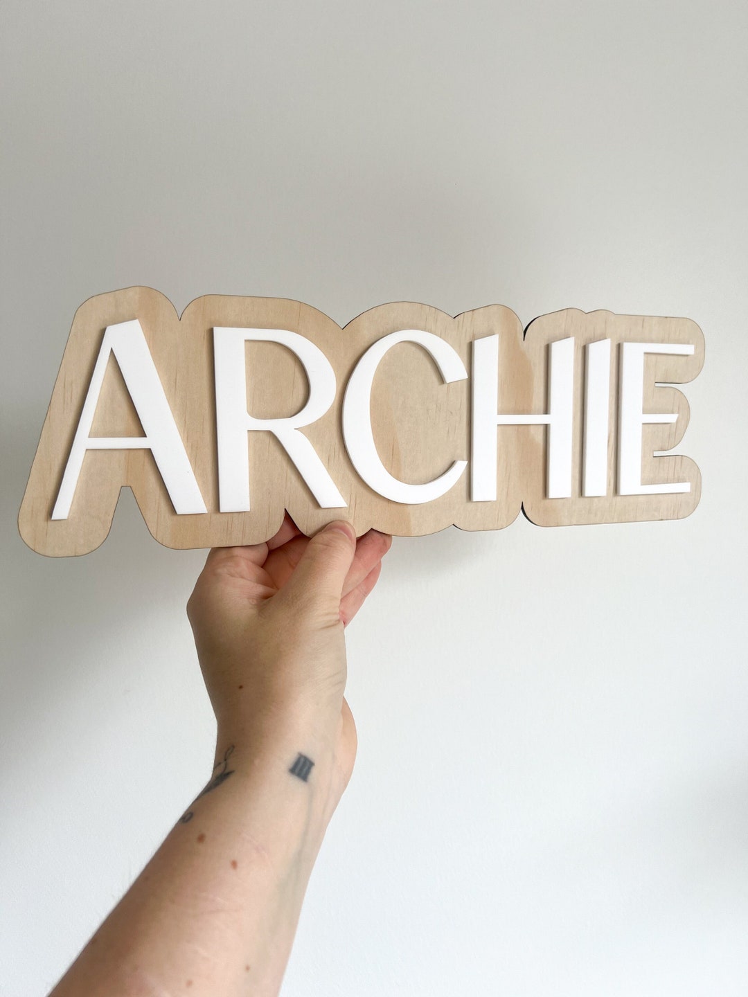 ARCHIE Name Sign Wall Decor - Etsy