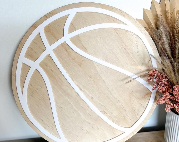 Wooden Basketball Sign - Kids Playroom Sign - Basketball Room Decor - Etsy