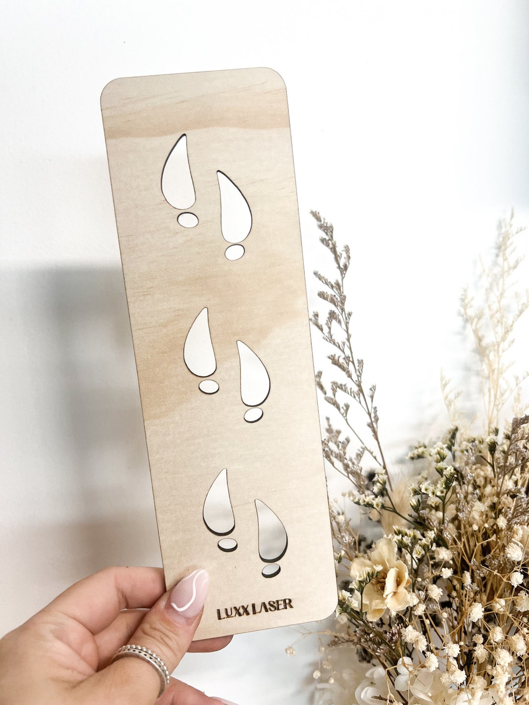 Elf Footprint Stencil - Christmas Prop - Etsy Australia