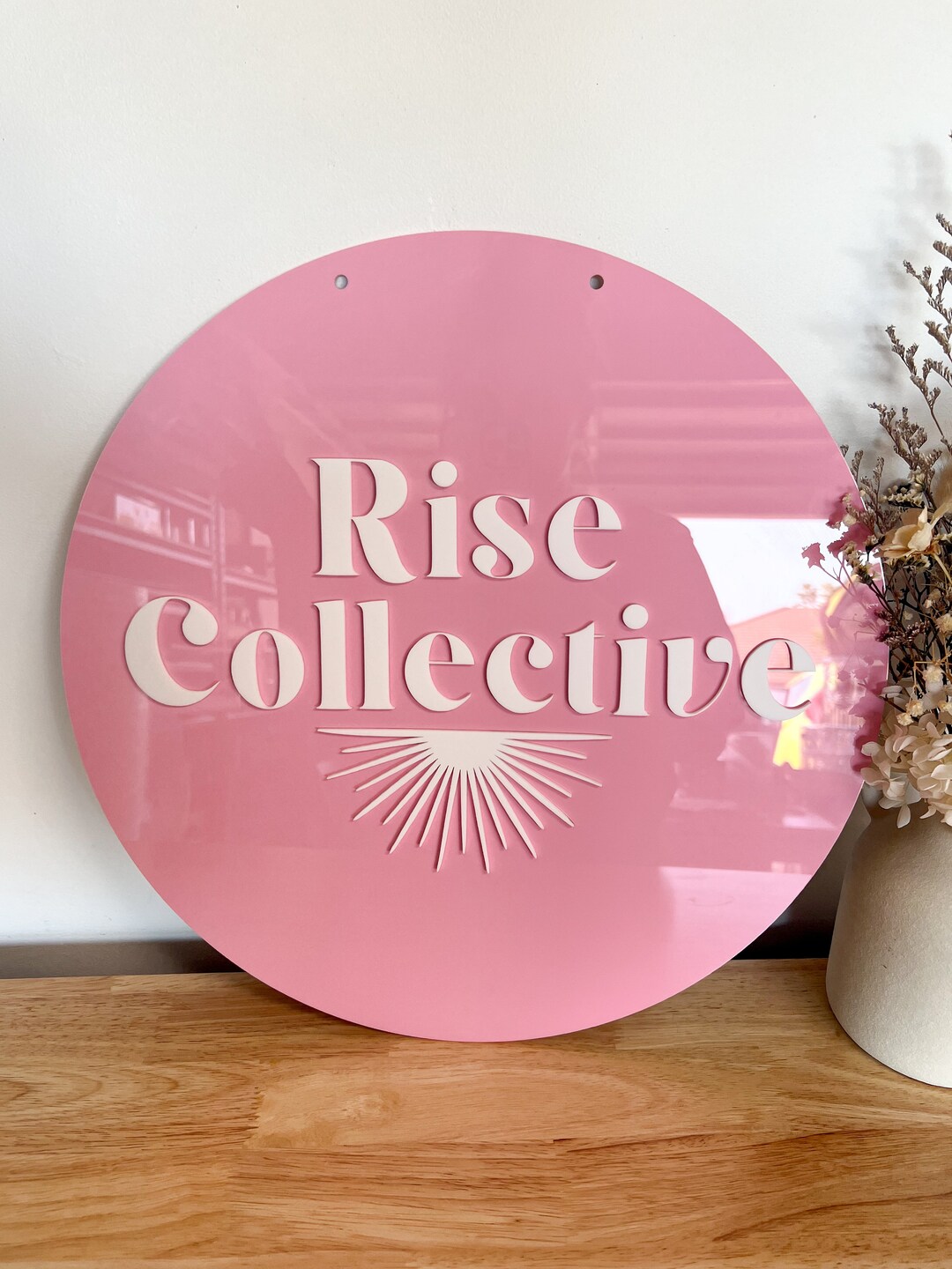 Round Business Sign Logo - Etsy Australia